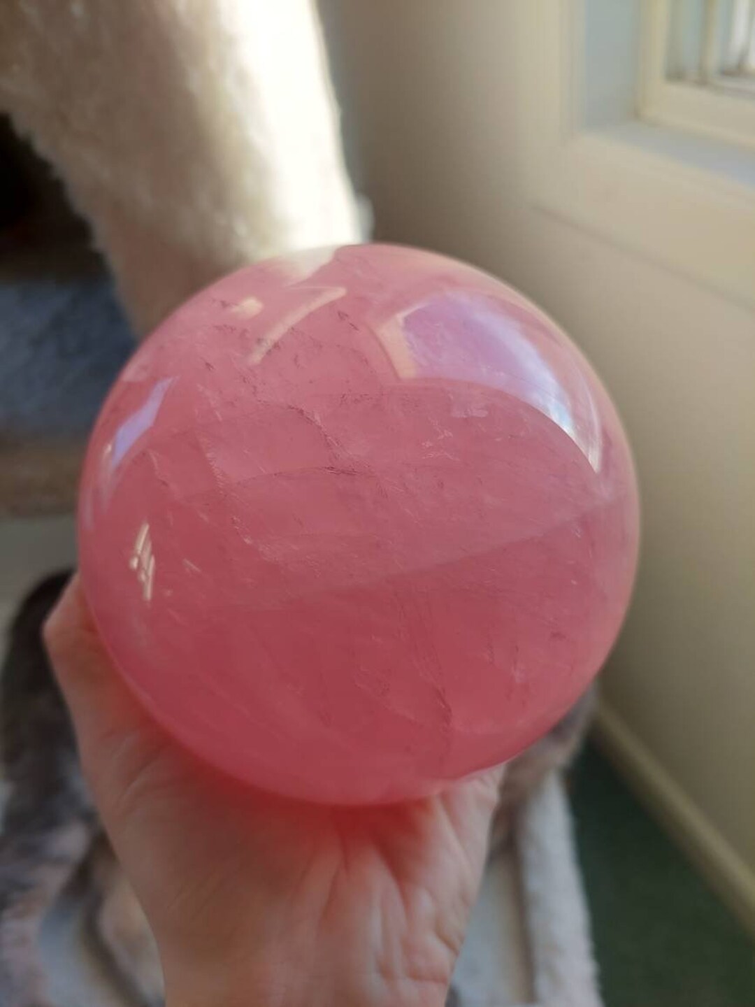 Huge Bubblegum Pink High Quality Rose Quartz With Star Asterism - Etsy
