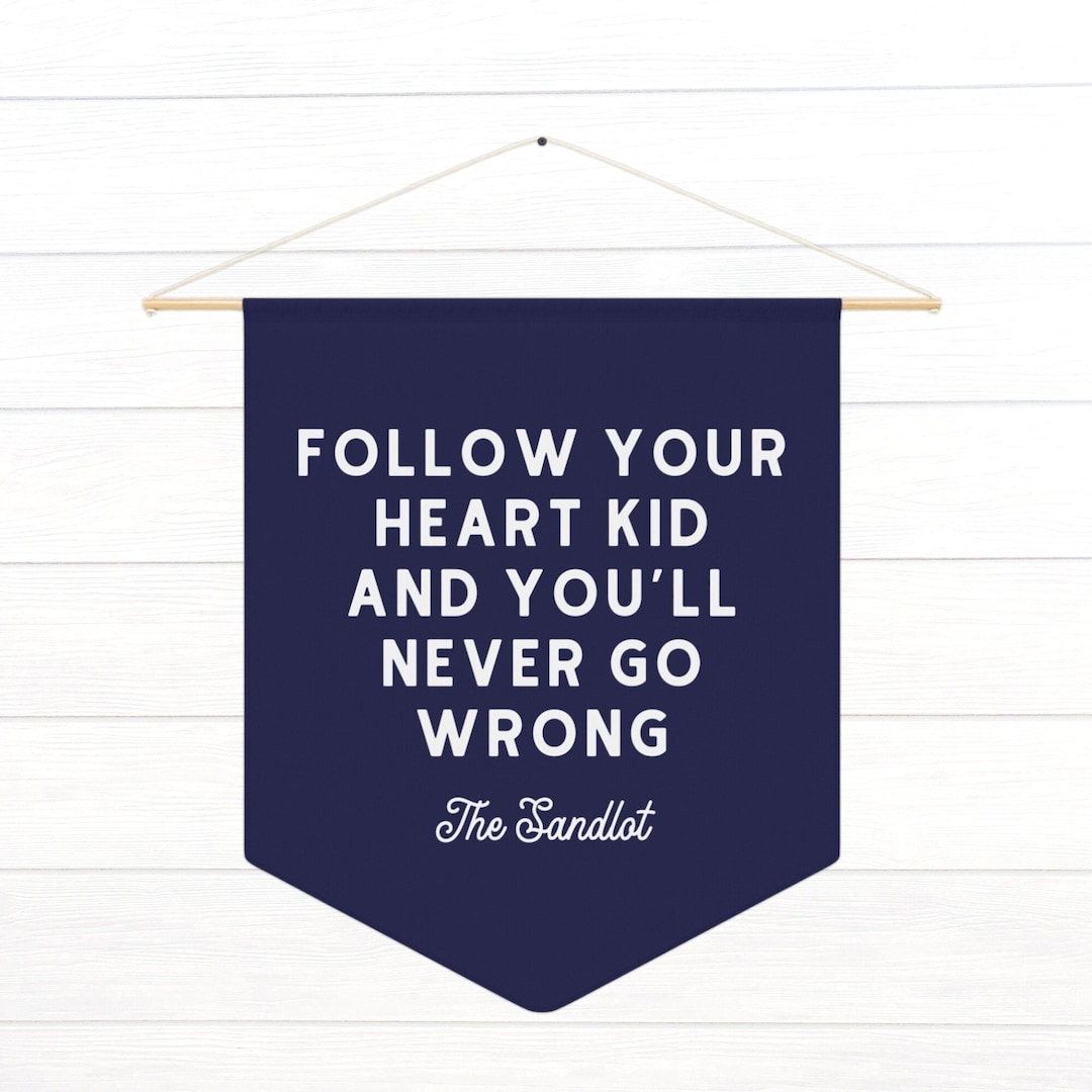 Sandlot Quote Pennant Flag, Baseball Nursery Decor, Pennant Banner ...