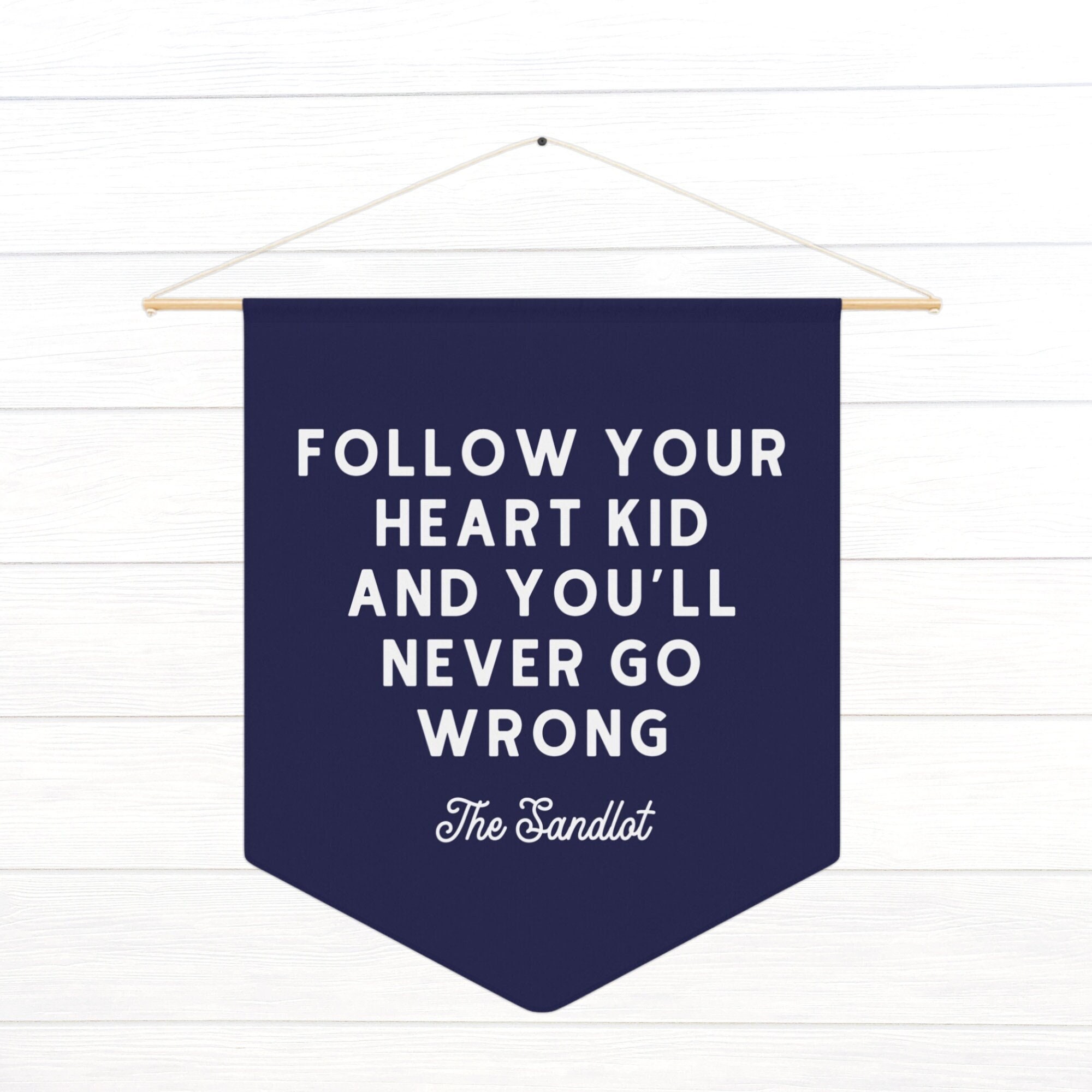 Sandlot Quote Pennant Flag, Baseball Nursery Decor, Pennant Banner ...