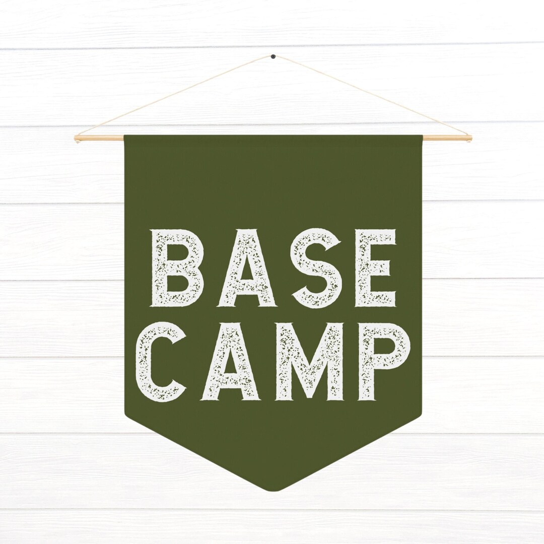Base Camp Pennant Flag, Adventure or Explore Nursery Decor, Playroom ...