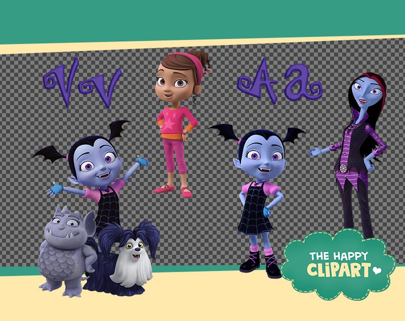 Vampirina PNG - Vampirina Characters - Digital Clipart - Transparent ...
