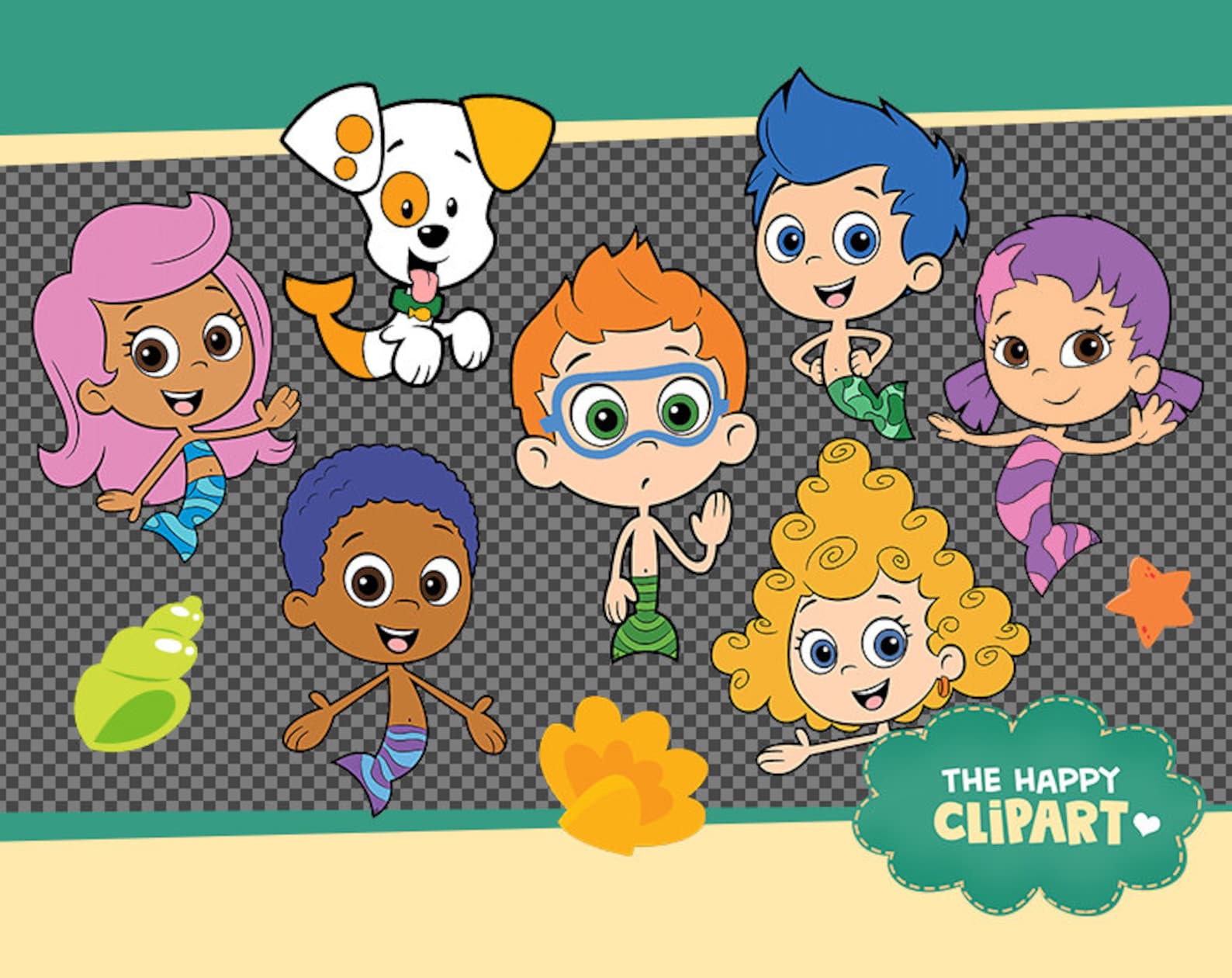 Bubble Guppies Clipart Bubble Guppy Clip Art Bubble Guppies Characters ...