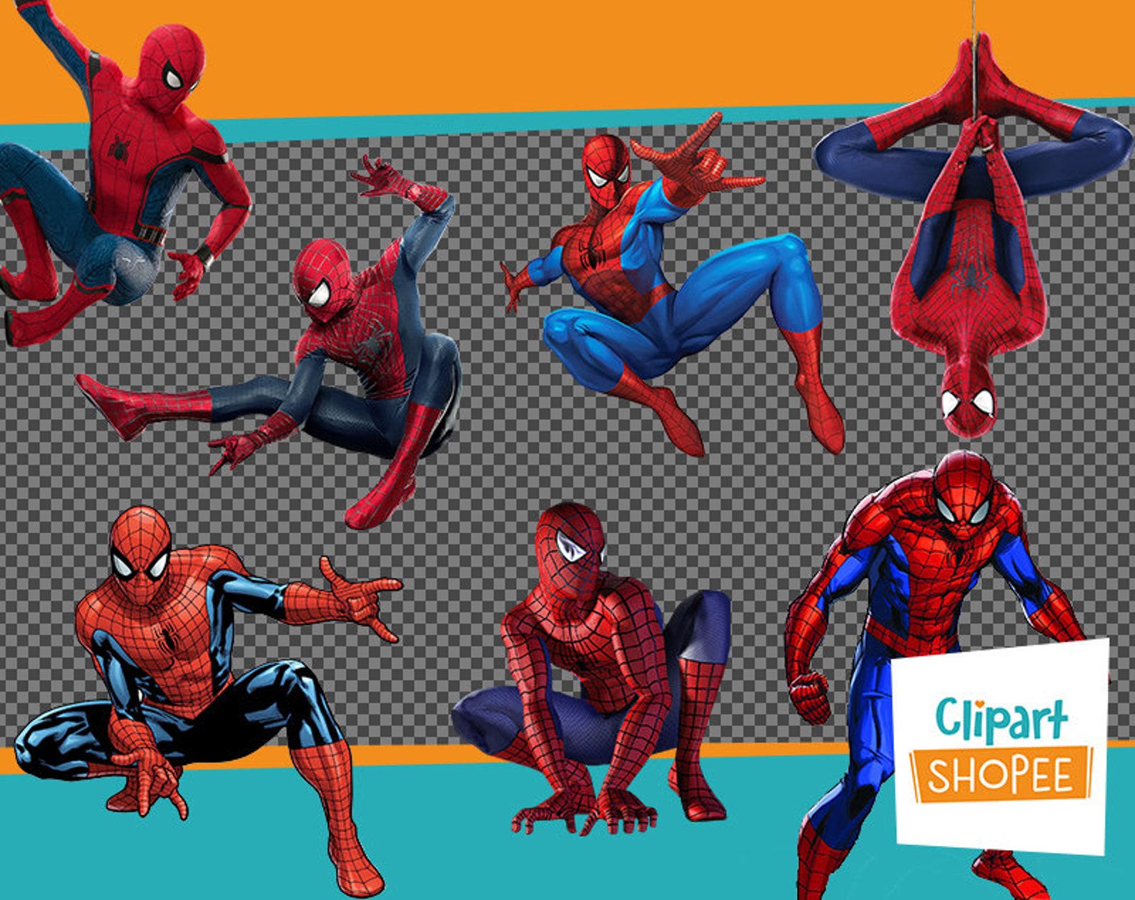 Spiderman PNG - Spiderman Characters - Digital Clipart - Transparent ...