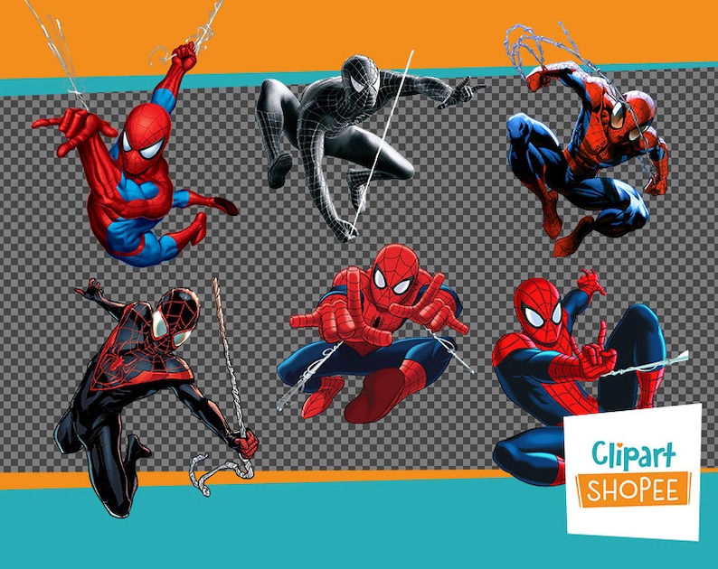 Spiderman PNG - Spiderman Characters - Digital Clipart - Transparent ...