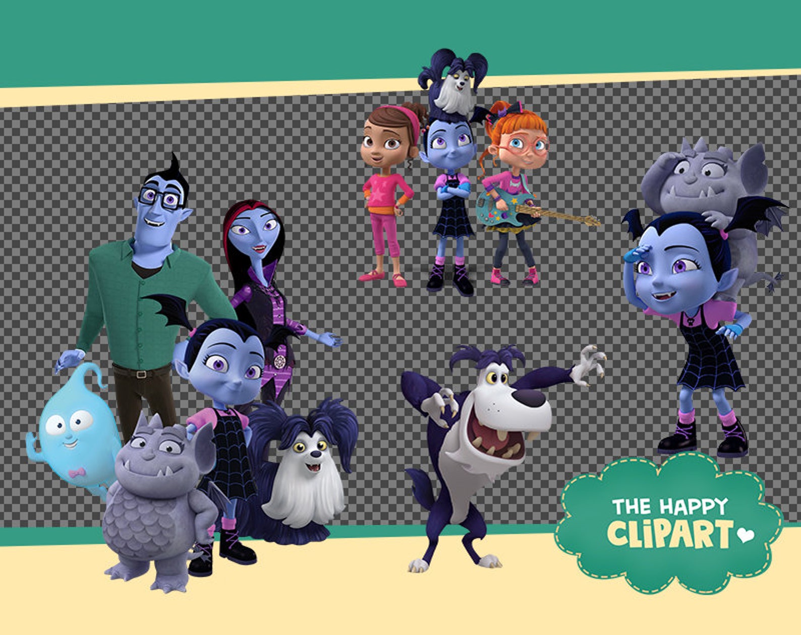 Vampirina PNG - Vampirina Characters - Digital Clipart - Transparent ...