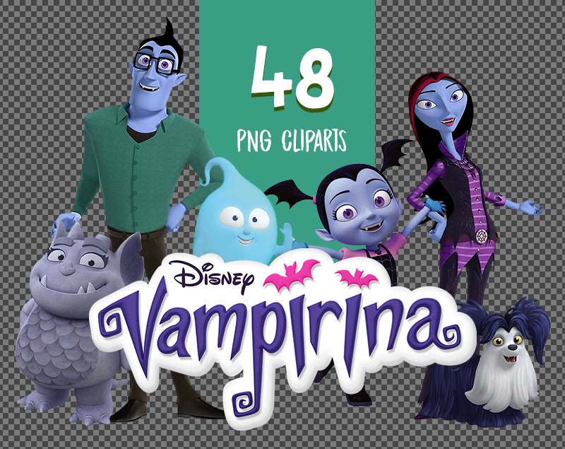 Vampirina PNG - Vampirina Characters - Digital Clipart - Transparent ...