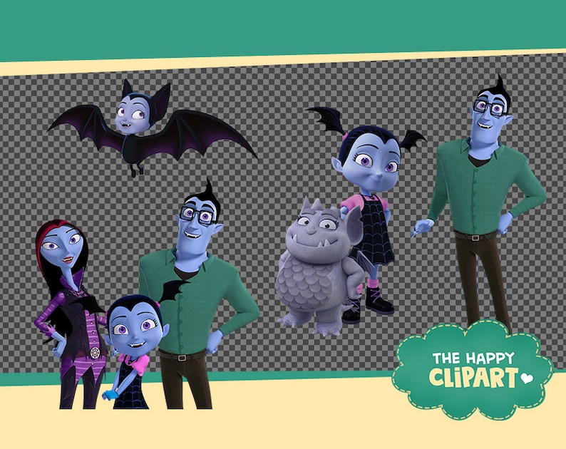 Vampirina PNG - Vampirina Characters - Digital Clipart - Transparent ...
