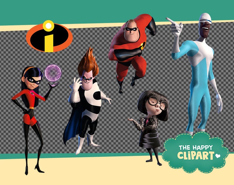 The Incredibles PNG - the Incredibles Characters - Digital Clipart ...