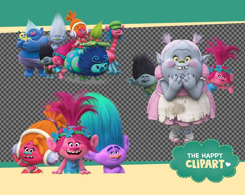 Trolls PNG Trolls Characters Trolls Digital Clipart Transparent ...