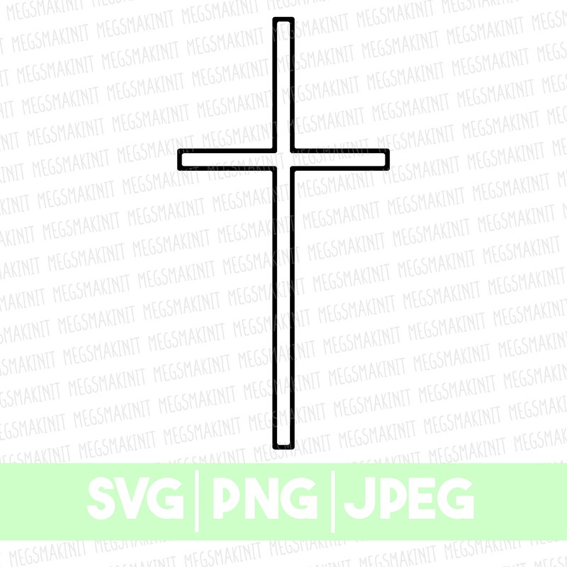 Cross Outline - Etsy
