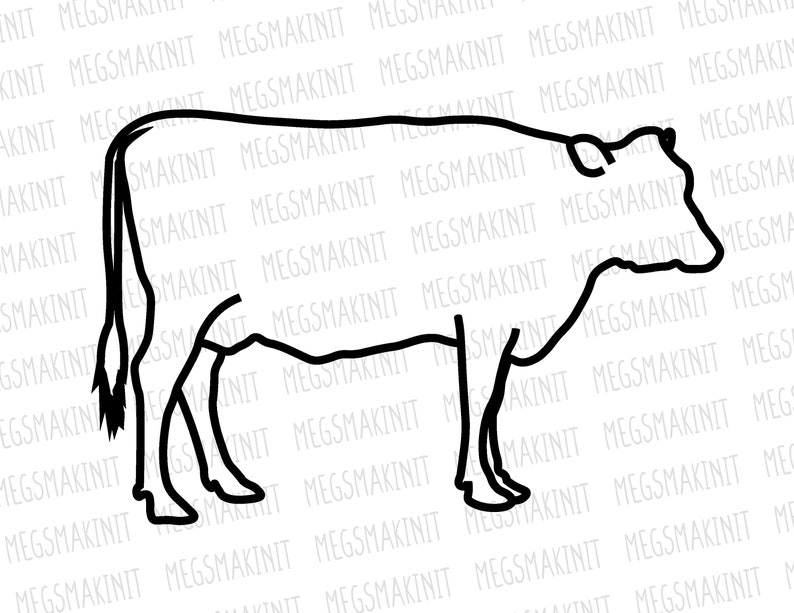 Farm Animal Outlines Digital Files SVG, PNG, JPG - Etsy