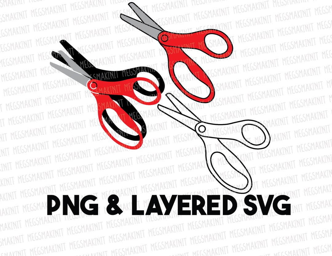 Scissors SVG, Scissors Layered SVG, Scissors Outline SVG, Scissors ...