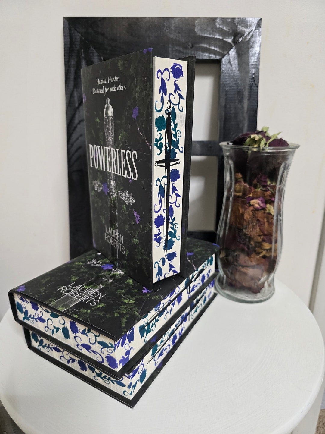 Powerless by Lauren Roberts Hardcover With Beautiful Custom Sprayed ...