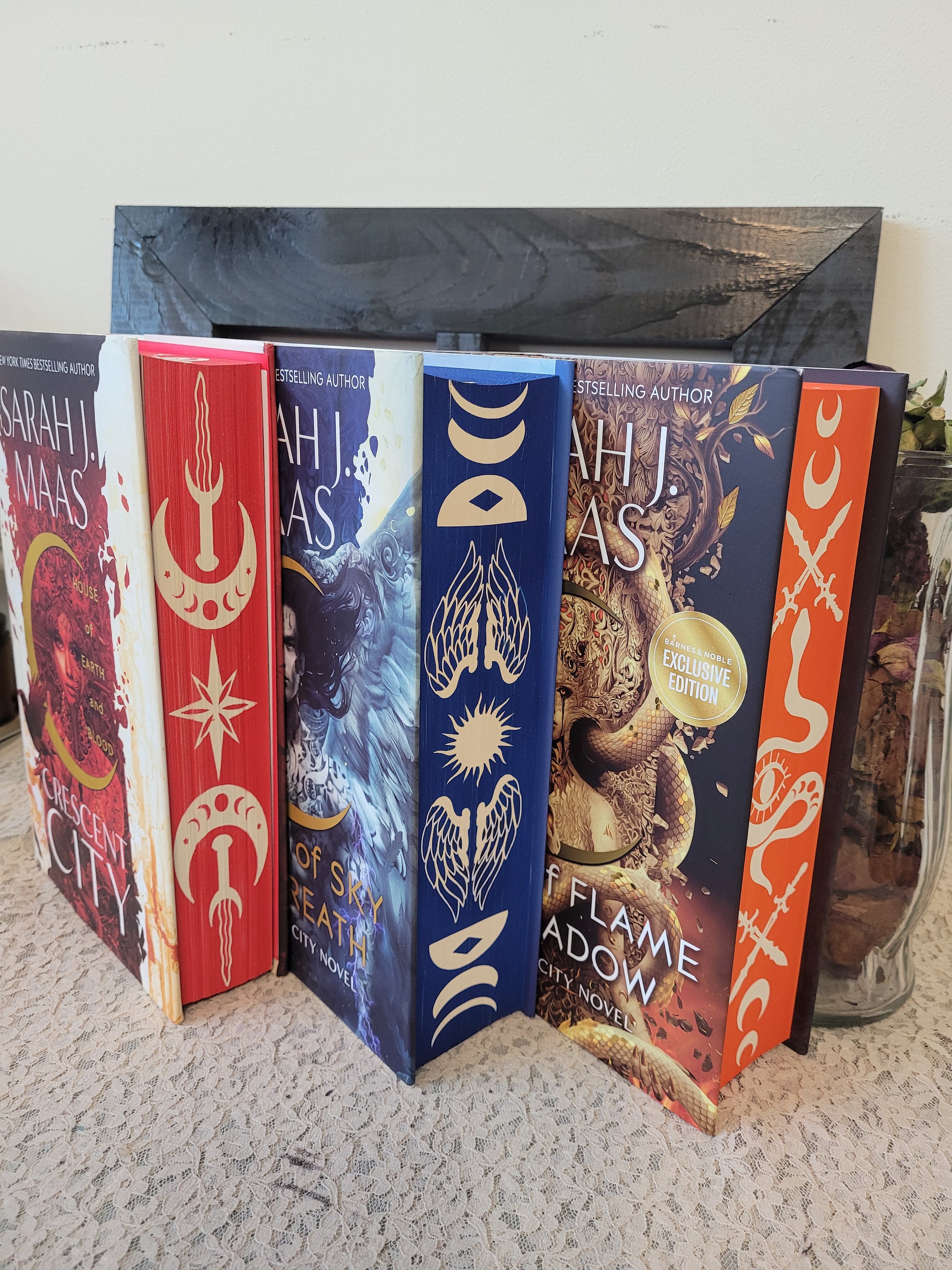 Crescent City Hardcover Books 1-3 by Sarah J Maas, With Sparkly ...