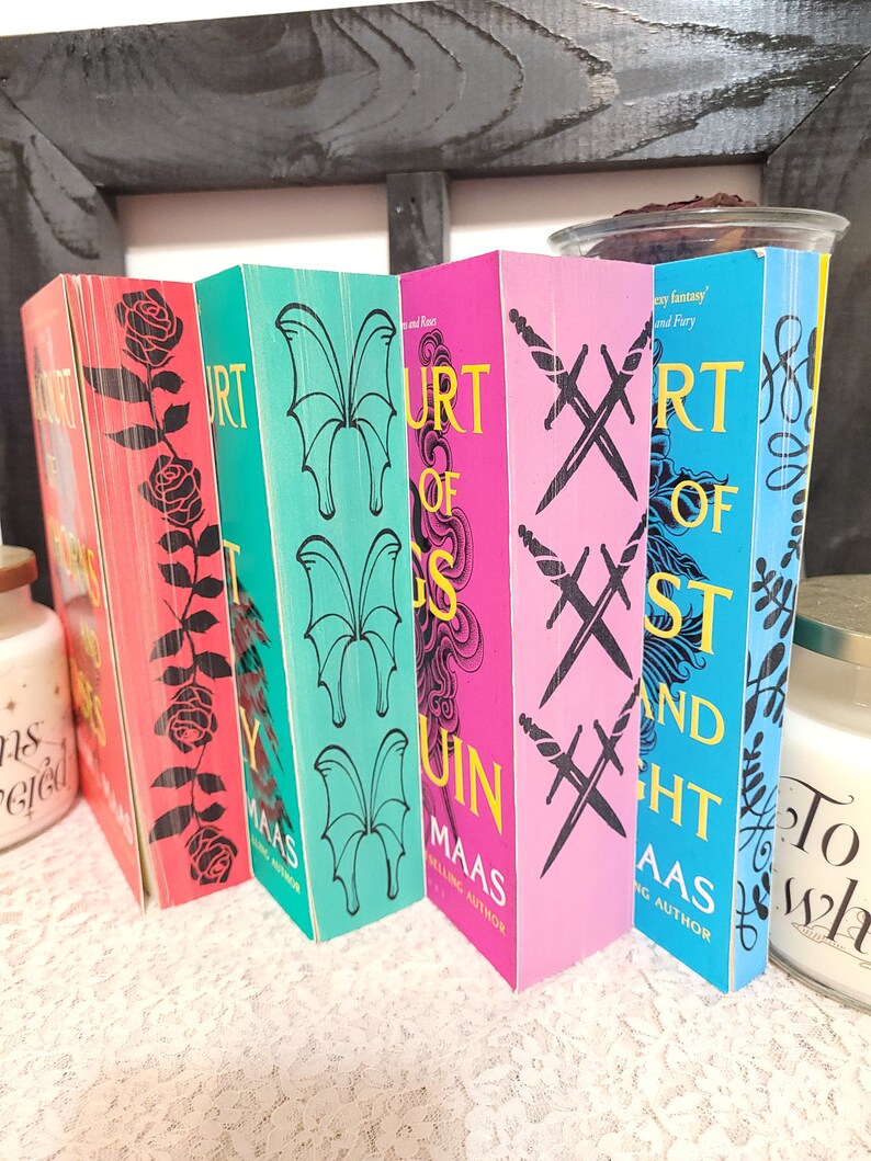 ACOTAR Paperback Box Set Custom Sprayed Edges - Etsy