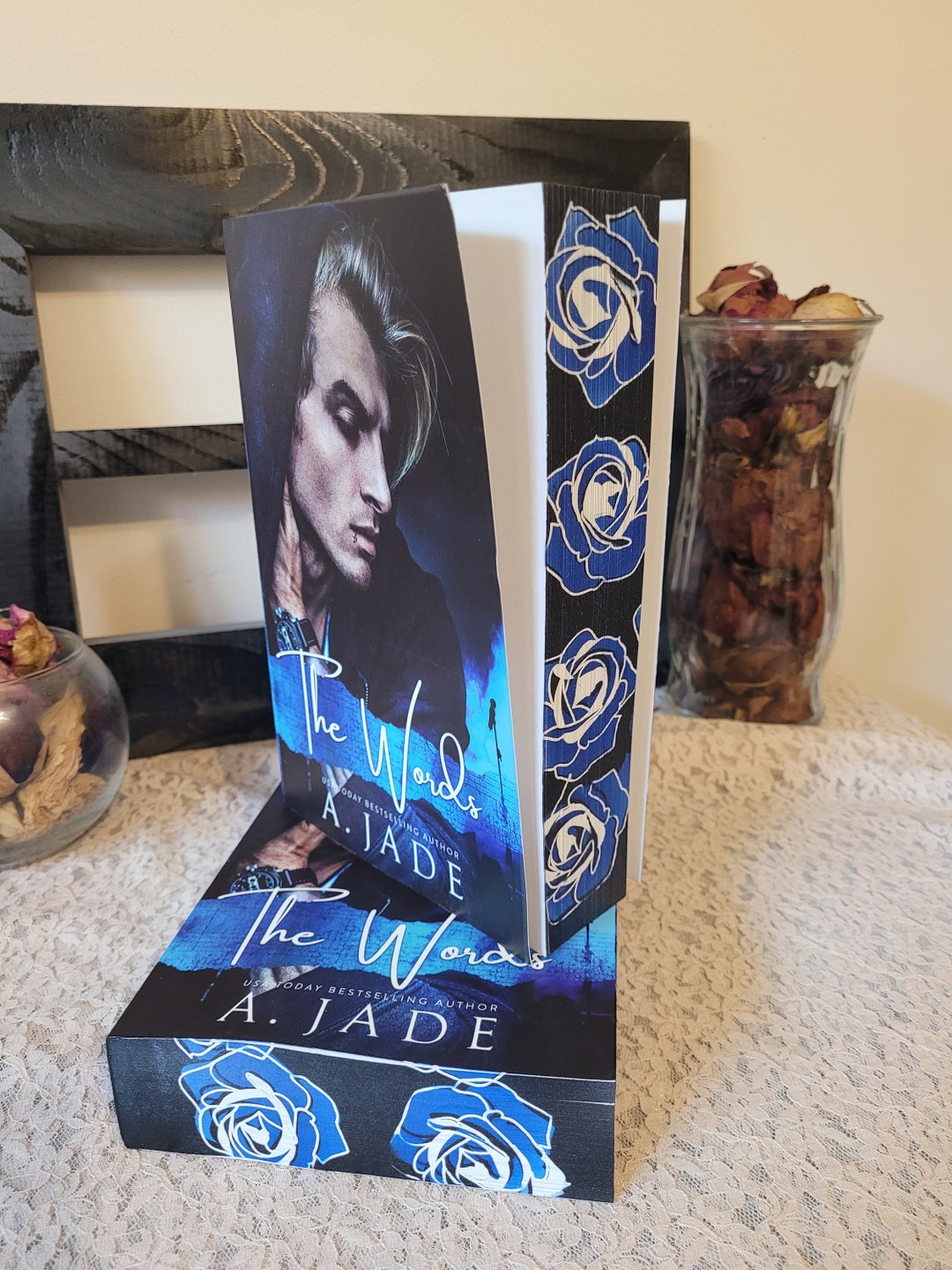 The Words by Ashley Jade OOP Cover With Custom Sprayed - Etsy