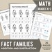 Fact Families Within Ten | 25 Printable Worksheets | Addition ...