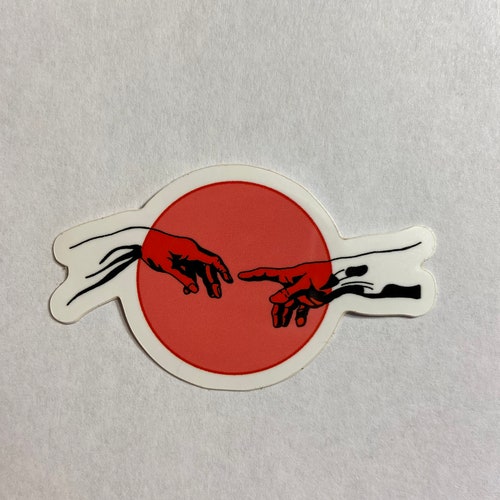 Creation of Adam Sticker - Etsy