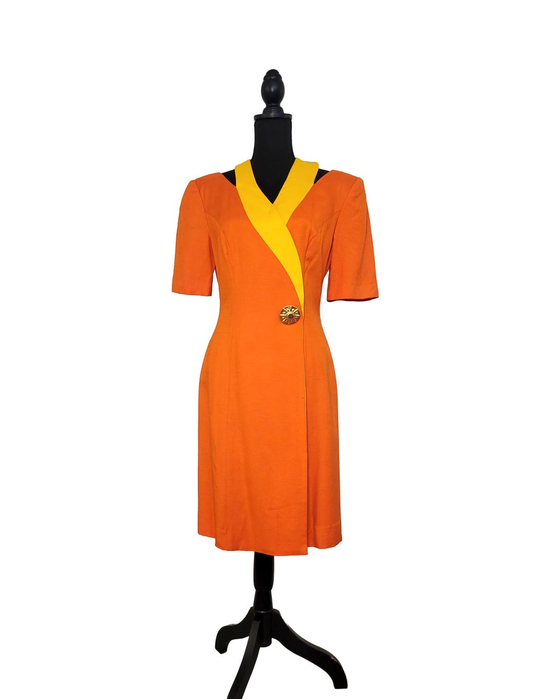 Vintage 1990s Bright Bold Sun Suit Dress - Etsy