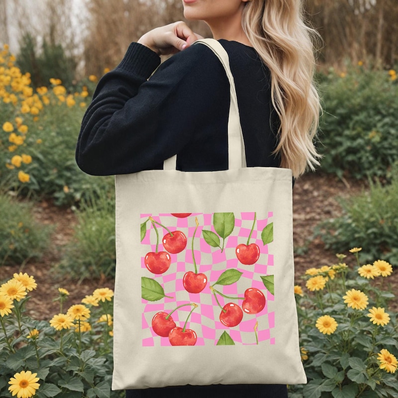 Preppy Tote Bag - Etsy