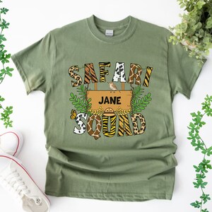 Custom Safari Squad Shirt Safari Crew Sweatshirt Safari Trip T Shirt ...