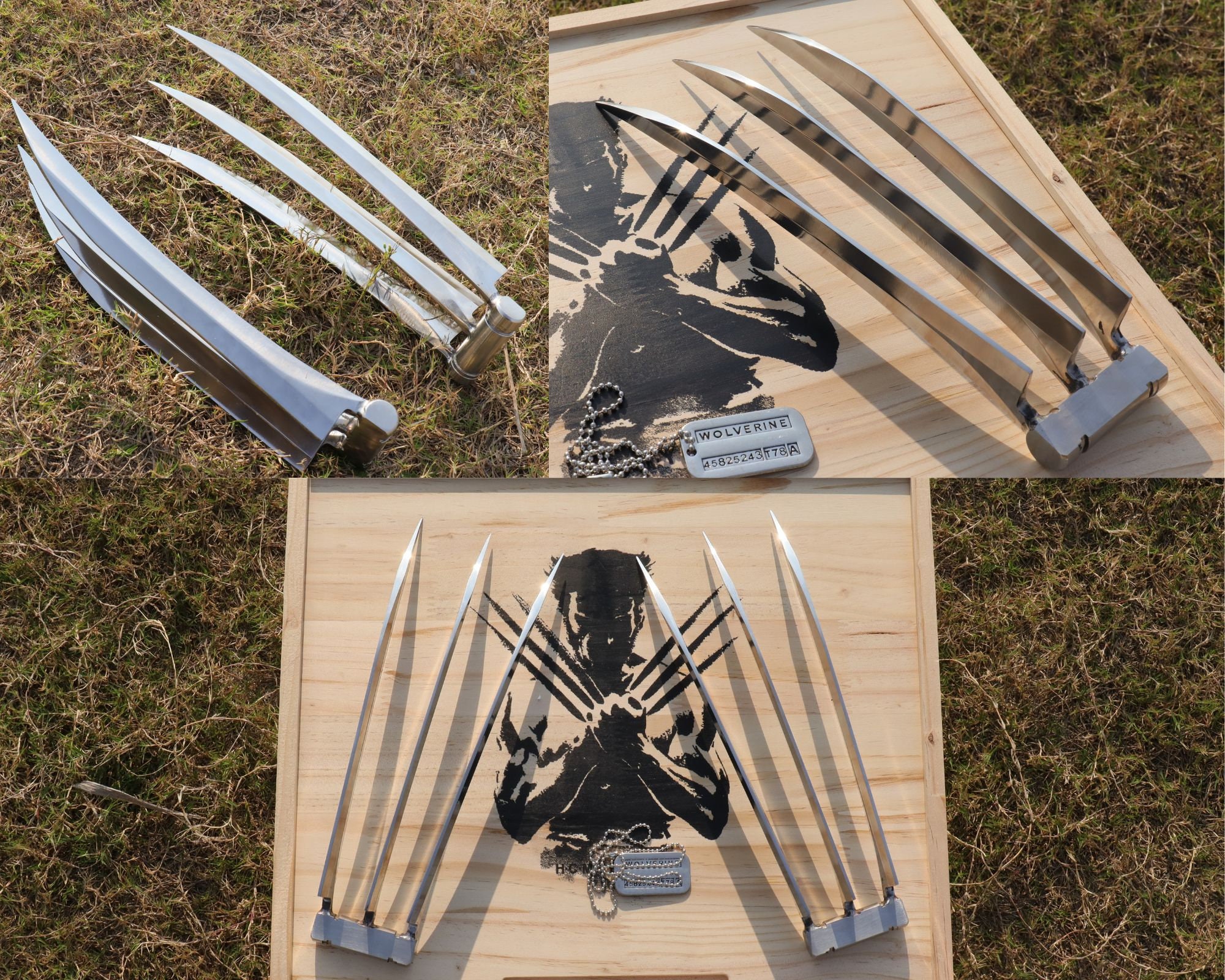 Buy Wolverine Claws X-men Upgraded Wolverine Blade 1:1 Metal Claws ...