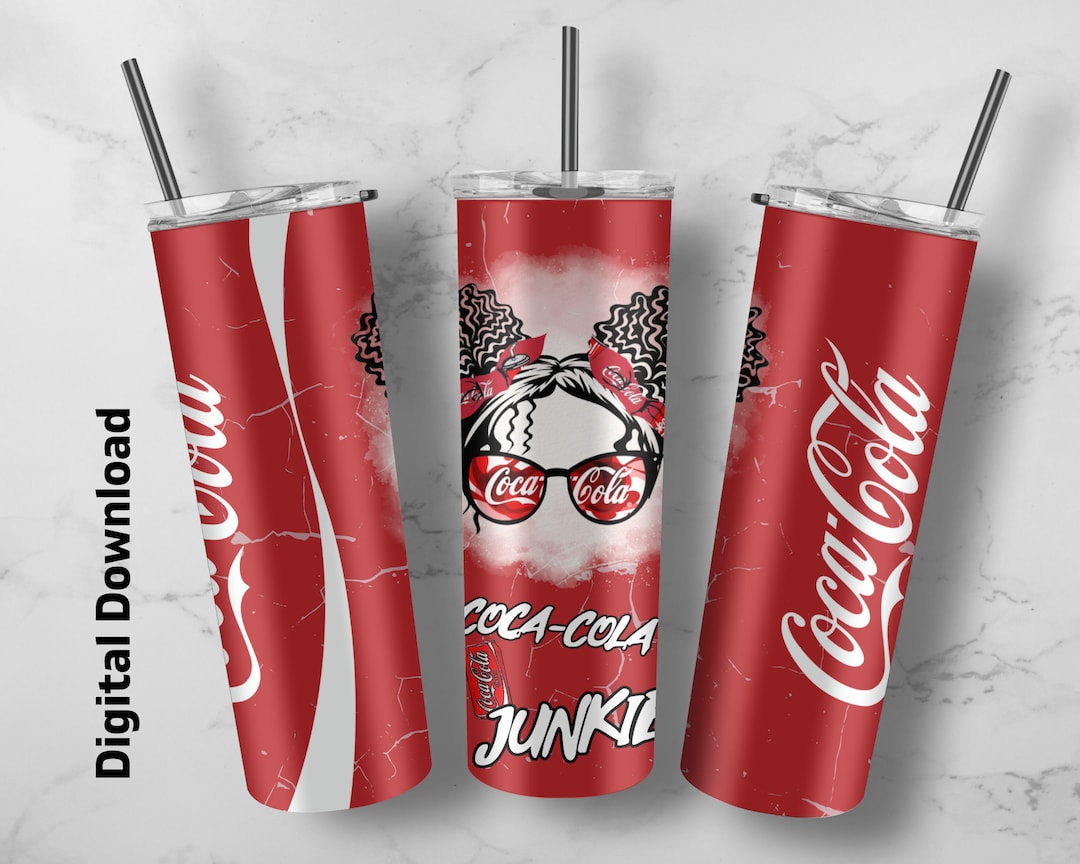 Coca Cola Tumbler Wrap, Sublimation Template, 20oz Skinny Tumbler ...