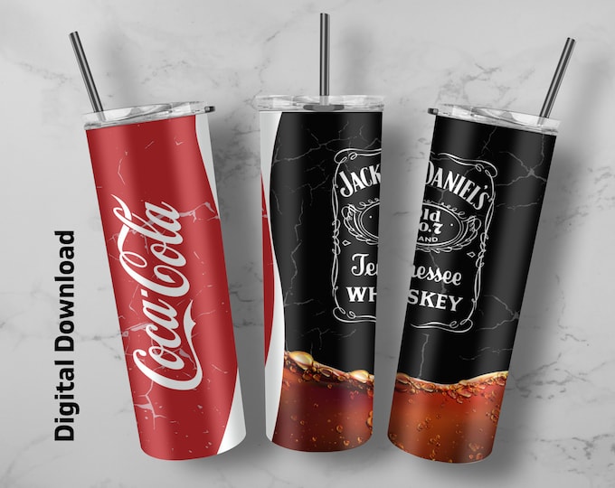 Coca Cola Tumbler Wrap, Sublimation Template, 20oz Skinny Tumbler ...