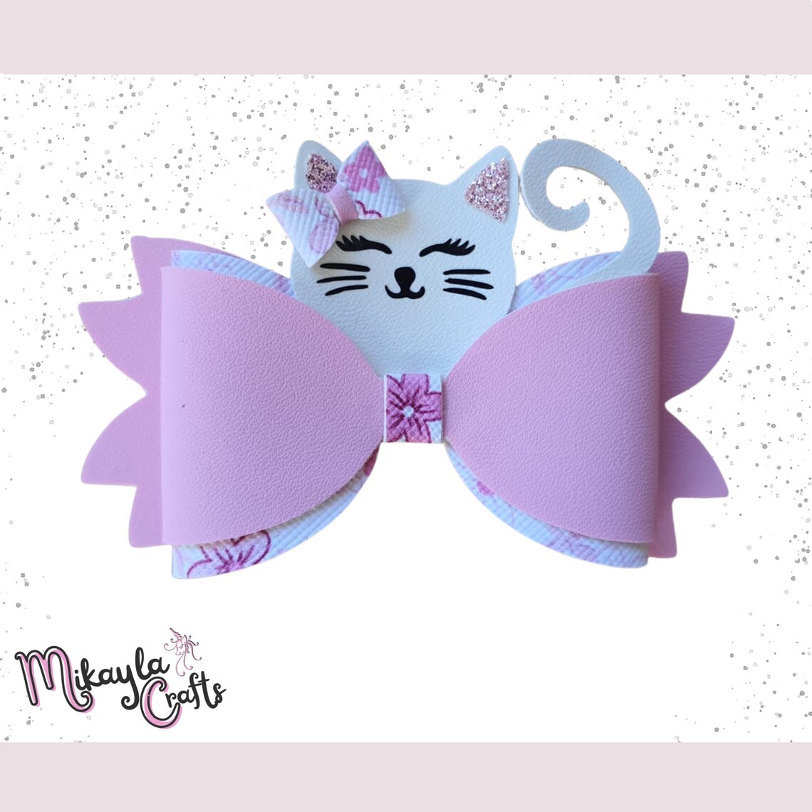 Cat Hair Bow SVG Template Bow Template Bow SVG Silhouette - Etsy