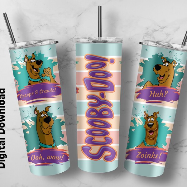 Scoobydo Tumbler Wrap - Etsy