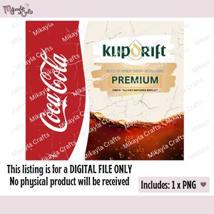 Klipdrift Premium Brandy and Coke Tumbler Wrap, Cola Sublimation ...