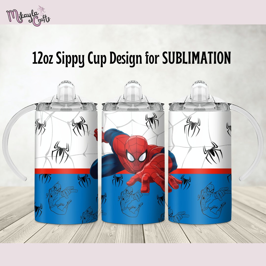 Super Hero Sippy Cup Sublimation Template, Tumbler Wrap, Sublimation ...