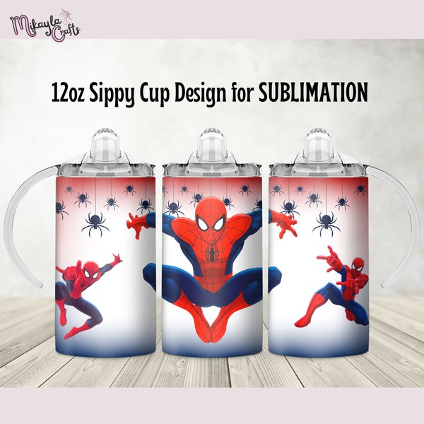 Spiderman Sublimation Sippy Cup - Etsy