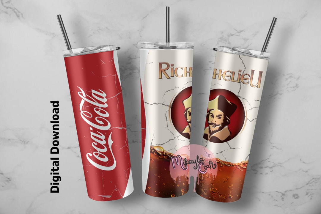 Richelieu Brandy and Coke 20oz Tumbler Wrap, Sublimation Template ...
