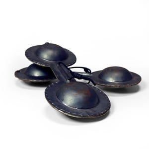 Gnawa Metal Castanets | Moroccan Qraqeb | Hand-forged Percussion ...