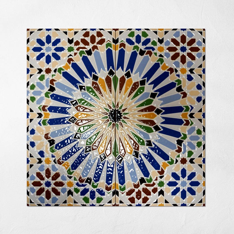 Moroccan Ceramic Tile - Etsy