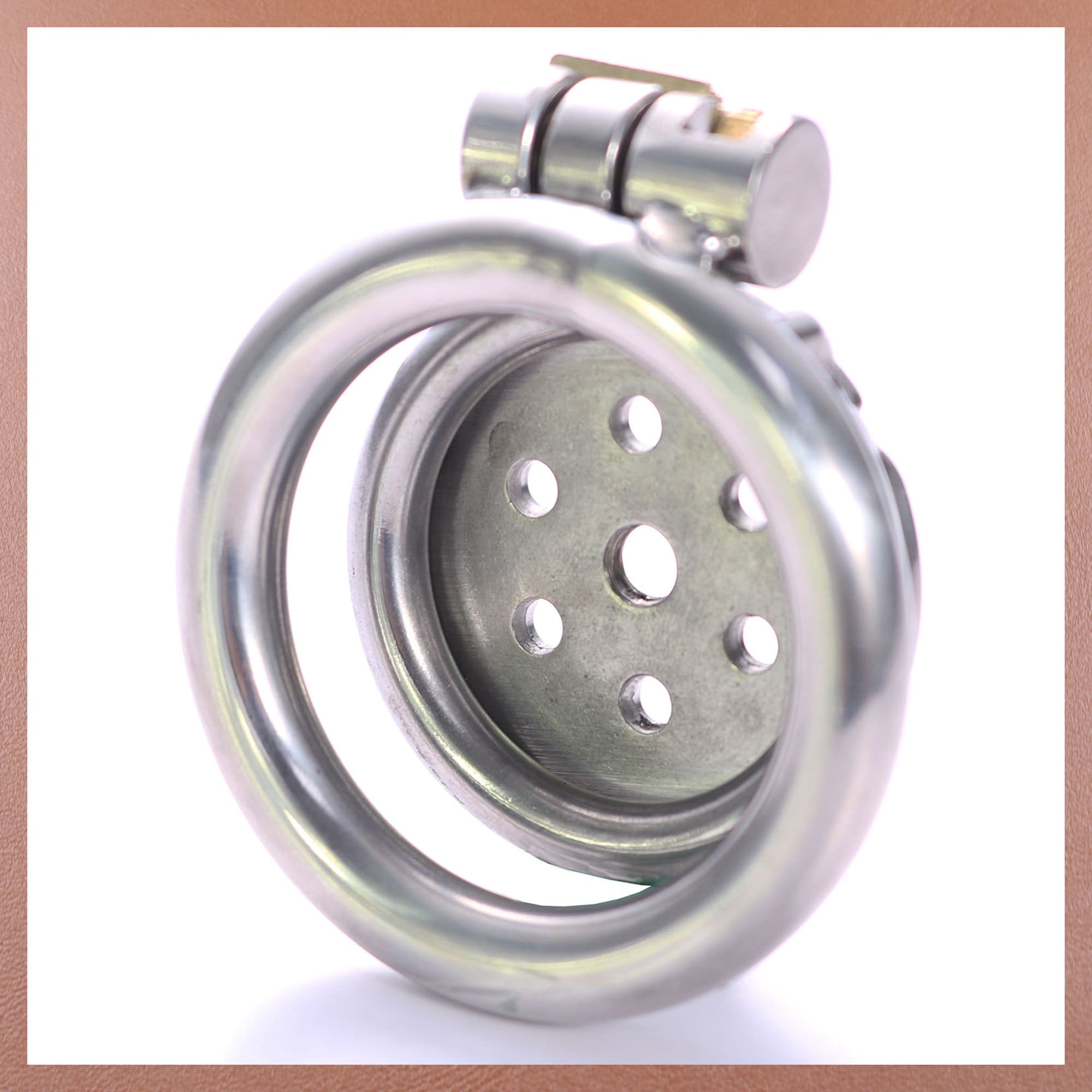 Flat Metal Chastity Cageschastity Cage With Urethrasuper Etsy