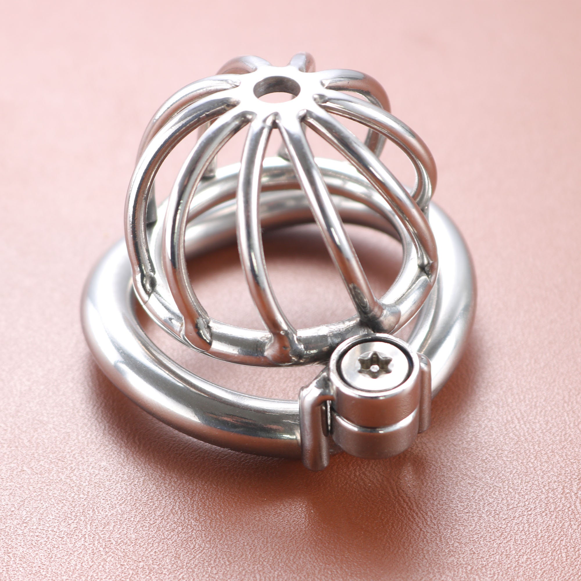 Small Chastity Cage With Catheterstainless Steel Sissy Chastity Cage Etsy
