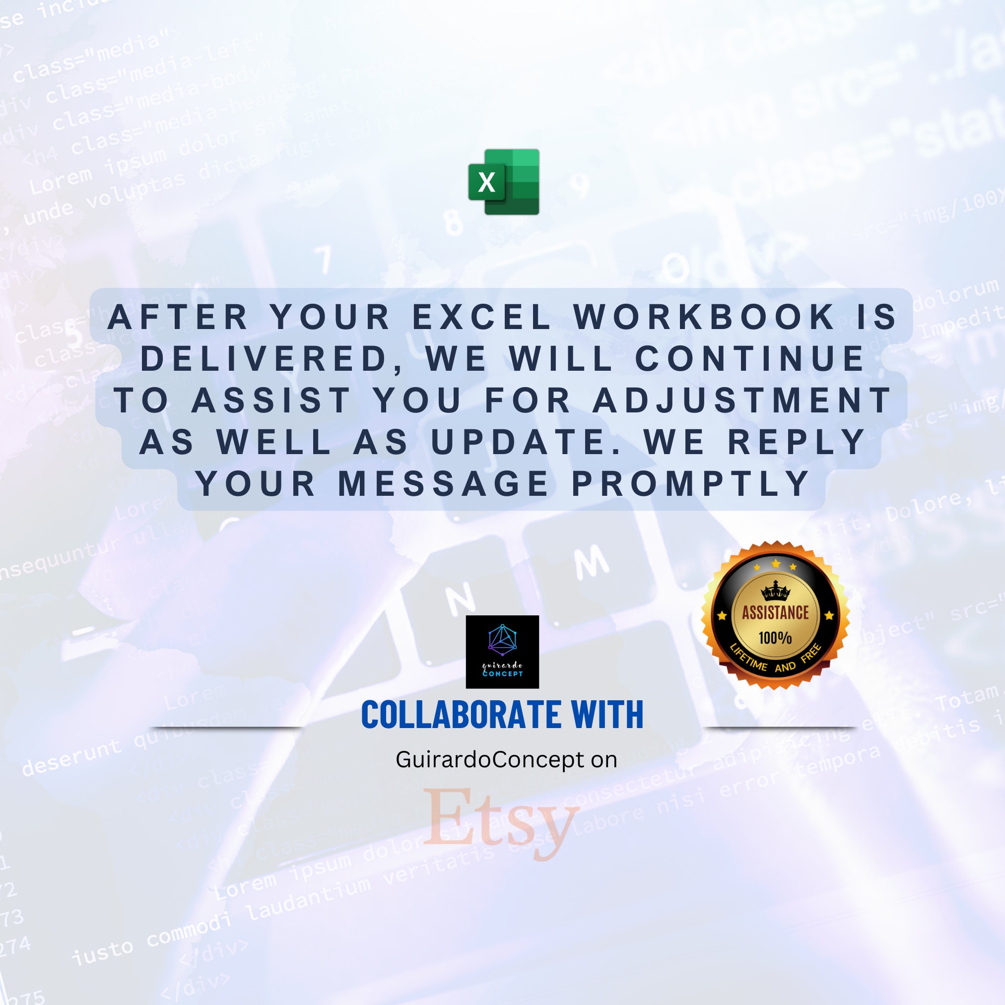 Custom MS Excel Spreadsheet Templates With Your Logo, Customized ...