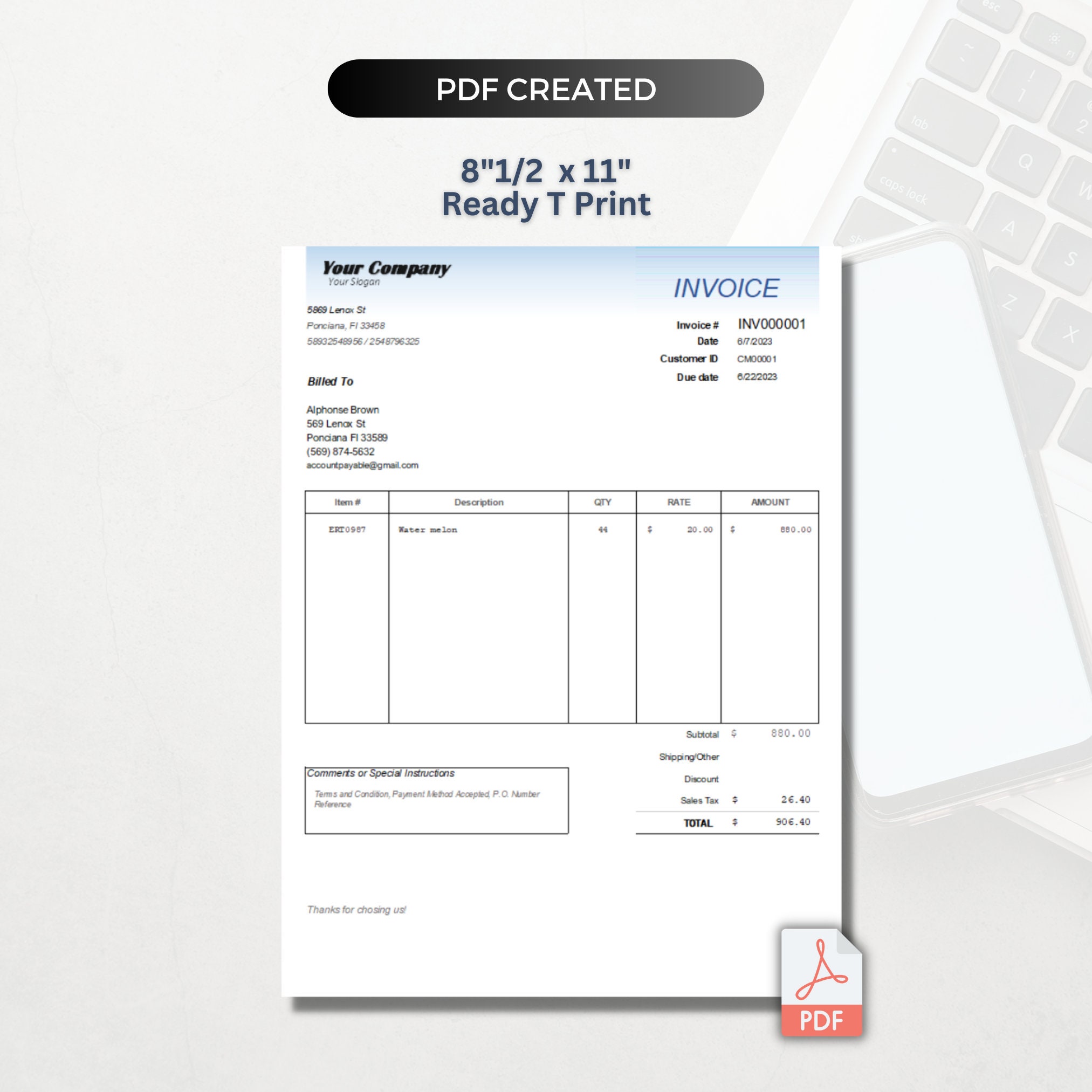 Invoice Creator Manager, Invoice Tracker Spreadsheet, Invoice Template ...