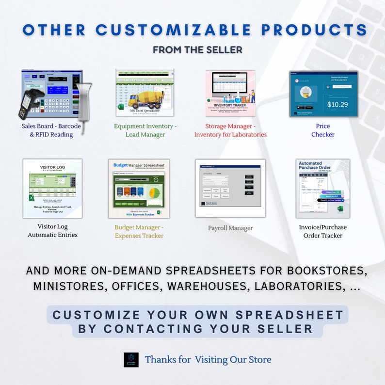 Barcode Scanner Inventory Management: Excel Template for Small Business ...