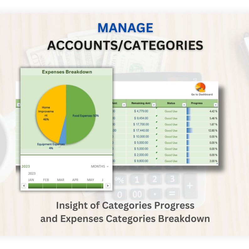 Monthly Budget Spreadsheet | Excel Budget Template for Small Business ...