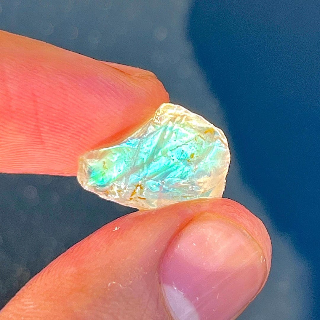 Rare Andesine Blue Moonstone, 9.15 Carat Clean Hues Multi Fire ...