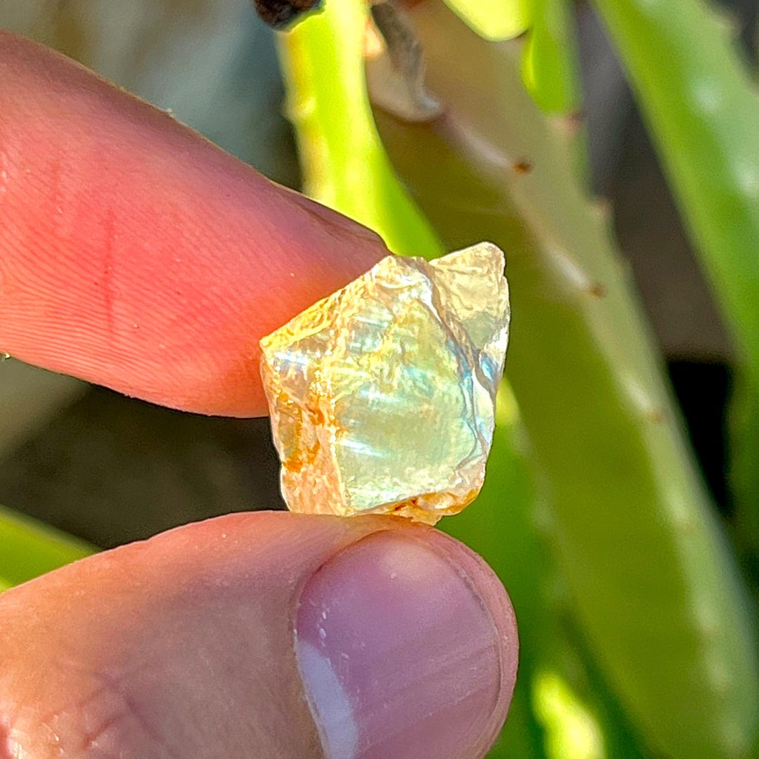 Piedra lunar andesina de Madagascar, trozo en bruto de 12 quilates ...