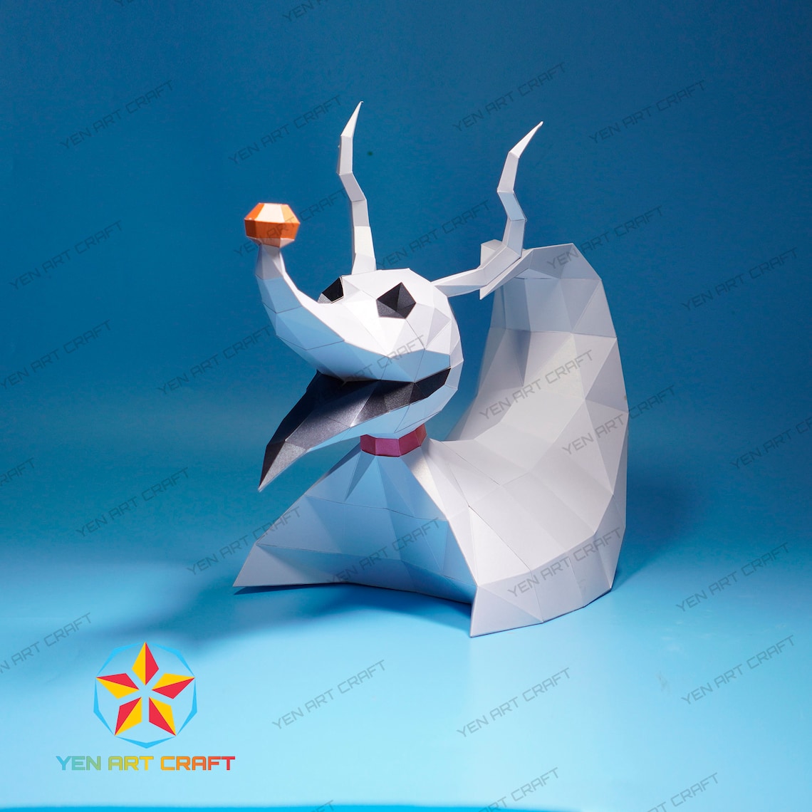 Papercraft Zero Nightmare Before Christmas PDF SVG Cricut - Etsy