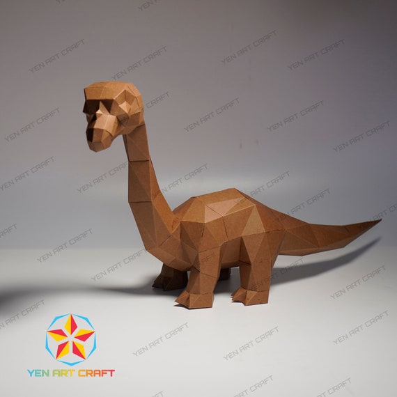 Diplodocus Carnegii Papercraft PDF SVG Cricut Template for - Etsy Australia