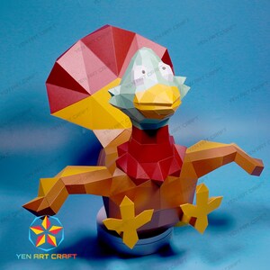Thanksgiving Turkey Papercraft PDF, SVG Template, 3D Turkey Paper Craft ...