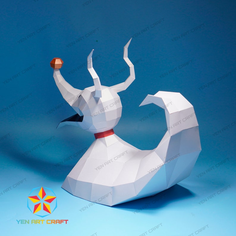 Papercraft Zero Nightmare Before Christmas PDF SVG Cricut - Etsy