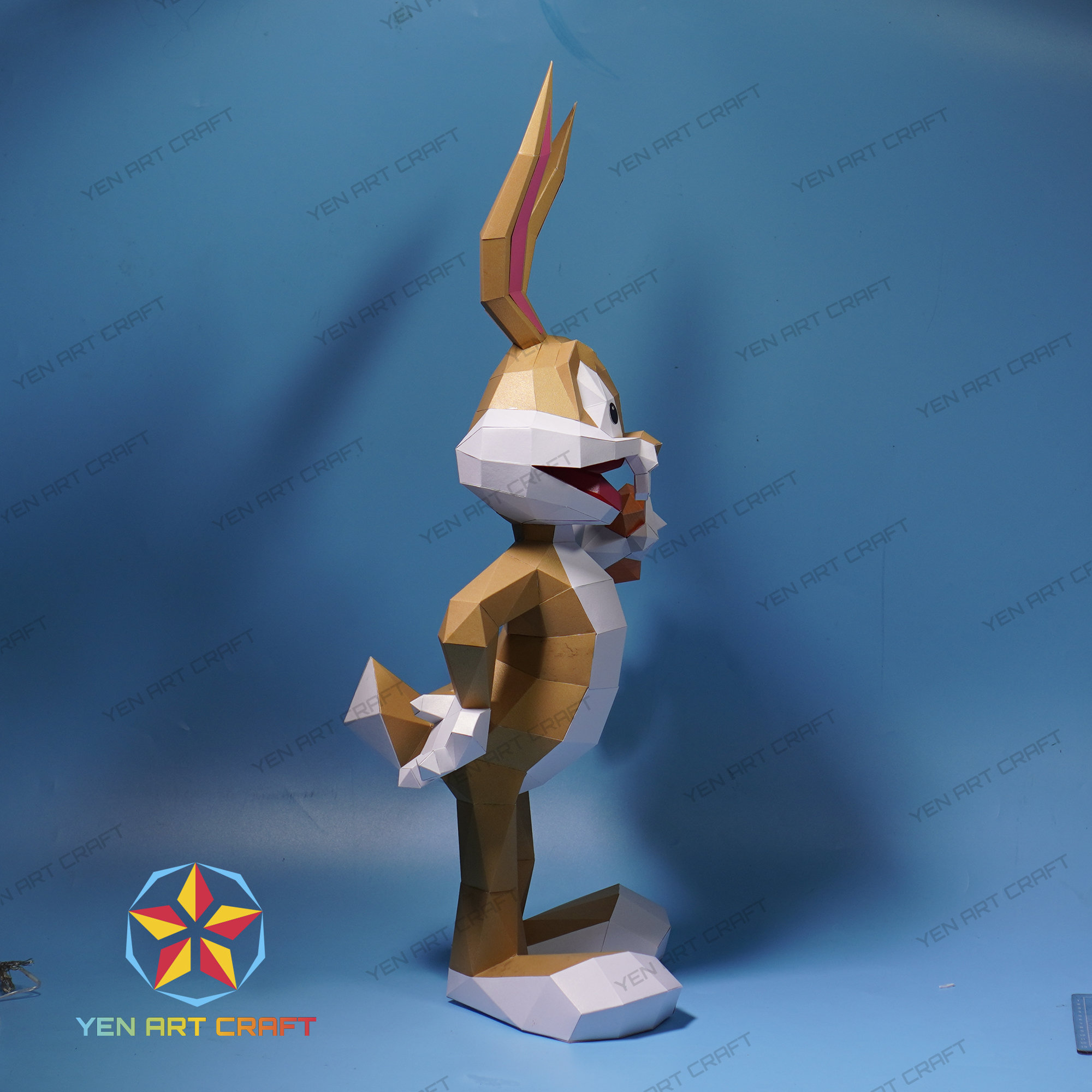 DIY Bug Bunny Papercraft PDF SVG Template for Creating 3D - Etsy Canada
