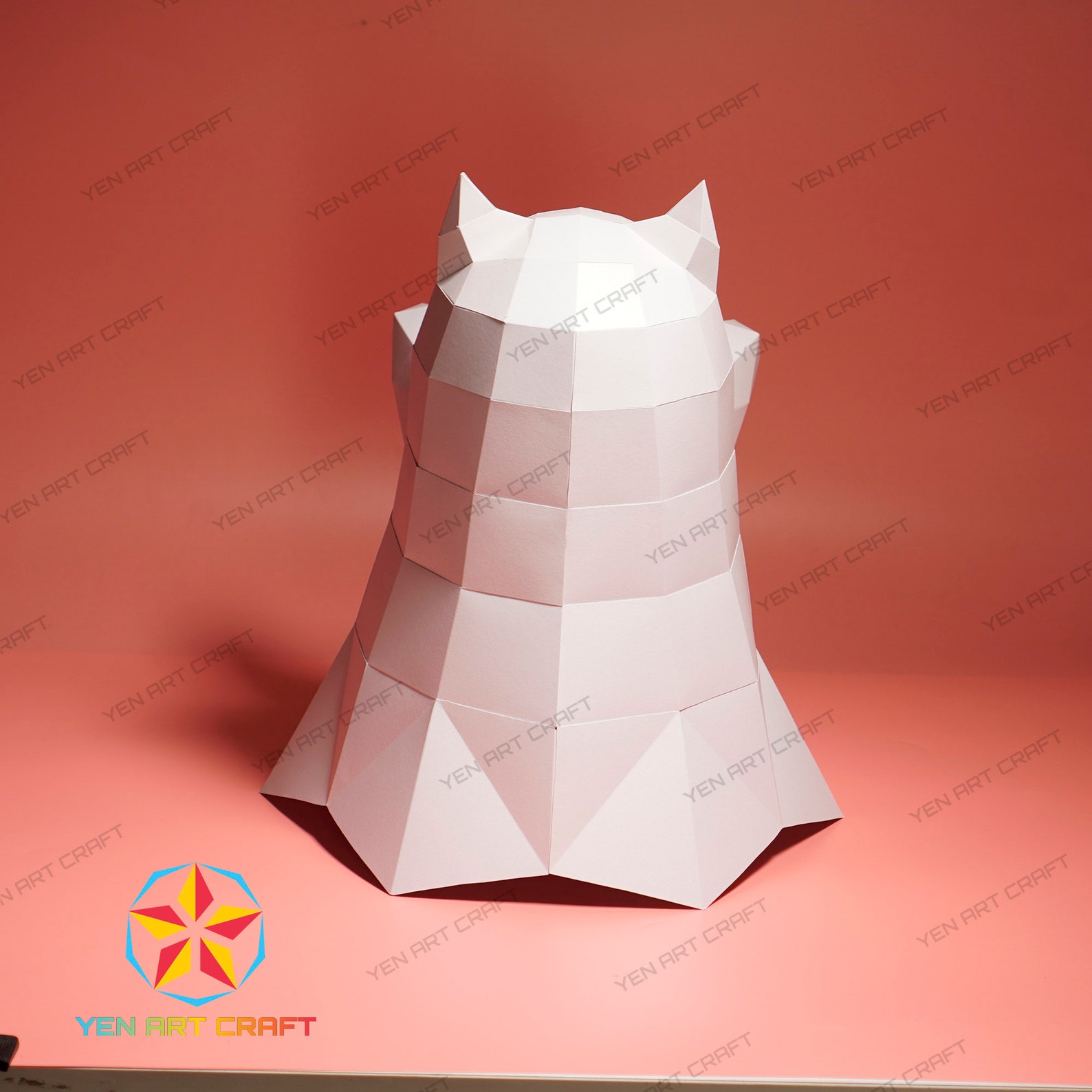 Ghost Papercraft PDF, SVG Cricut Template, Halloween Paper Crafts, DIY ...